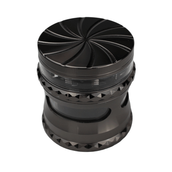 Black Stainless Steel 60mm Herb Grinder – Herb Grinders Australia